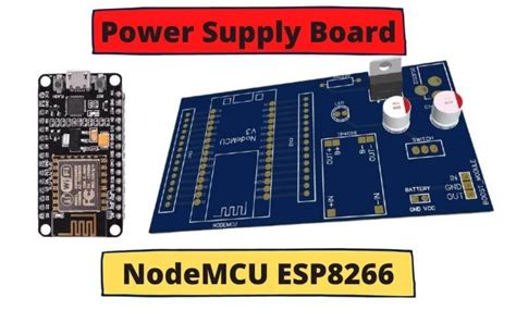 Power Supply Board For NodeMCU ESP8266 IoT Projects Ideas