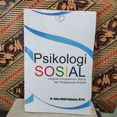 Buku Psikologi Sosial Agus Abdul Rahman Lazada Indonesia