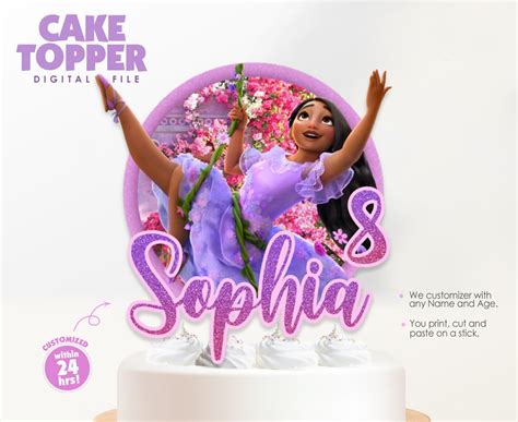 Isabella Encanto Cake Topper Encanto Birthday Party Encanto Etsy
