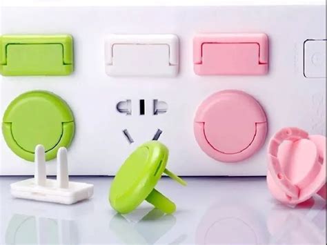 Electric Shock Plug Power Socket Outlet Protection Cover Removable Th