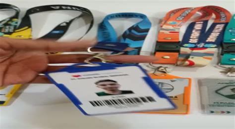 Jual Satu Set Paket Name Tag Cetak Tali Lanyard Print Sublim Primium