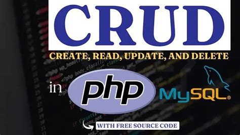 crud application in oops php oops php crud php crud programmersbhava youtube