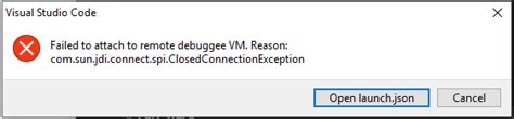 ClosedConnectionException When Trying To Debug Certain Appsody