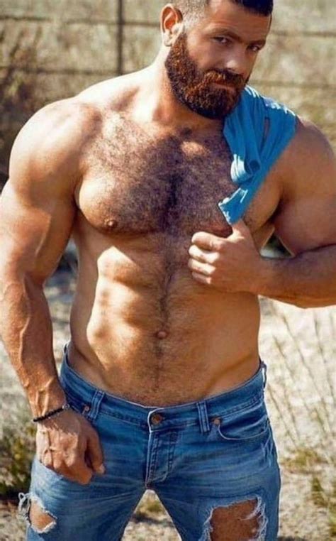 He Is Bare Chested So This Is A Physique Example Also Note Chest Ab