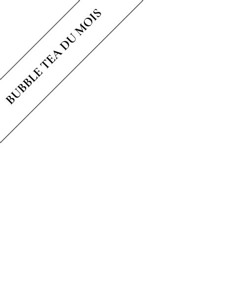 Nos Bubbles Tea Ma Perle 2 Thé