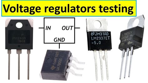 On Video Learn How To Test Voltage Regulators With Multimeter XX Series Voltage Regulators