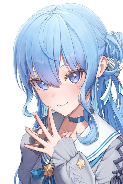 Hoshimachi Suisei And Hoshimachi Suisei Hololive Drawn By Kamota Kamotadm Danbooru