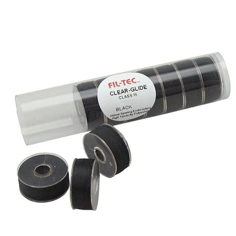 Clear Glide Poly Bobbin Tube Black My Girlfriends Quilt Shoppe