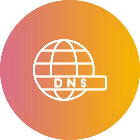 Dns Servidor Vector Icono 37227124 Vector En Vecteezy