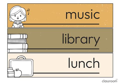 Retro Rewind Classroom Timetable Pack Classroom Hq