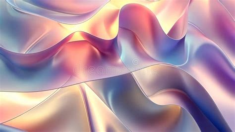 Abstract Pastel Silk Waves Smooth Texture Artistic Background And Design Concept Stock Footage