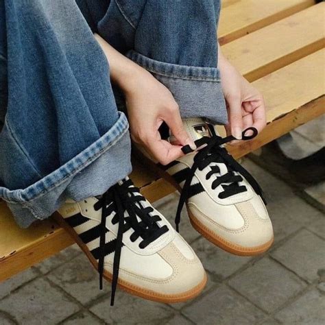 Adidas Samba Og Women Cream White Sand Strata Adidas Samba Outfit