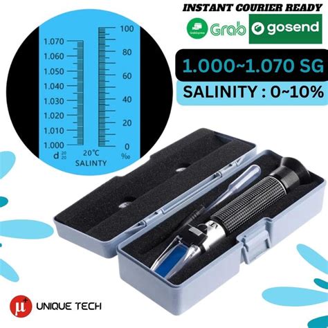 Jual Refractometer Alat Ukur Kadar Garam Gula Protein Urin Serum