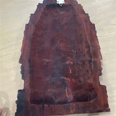 Hand Carved Wooden Proum Face