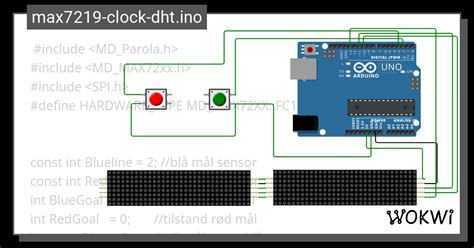 Max Clock Dht Ino Wokwi Esp Stm Arduino Simulator