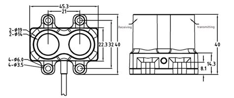 Buy Lpb40b Ip65 Dtof Single Point Ranging Lidar Sensor 005 40m Uart In India Fabtolab