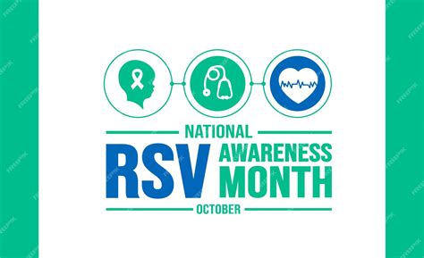 Premium Vector October Is National Rsv Awareness Month Background