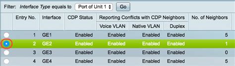 Configure CDP Settings On A Switch Cisco