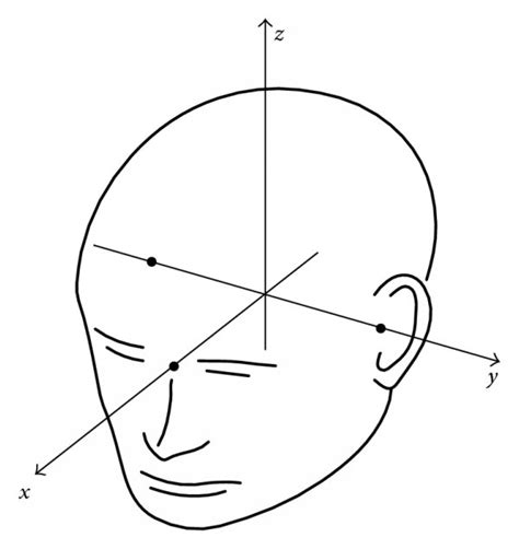 simulation settings a coordinate system used in the simulation