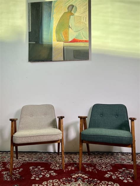 Fotel Prl Chirek J Chierowski Typ 366 Orzech Mat Vintage Renowacja Piaseczno • Olx Pl