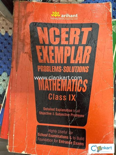 Buy Ncert Exemplar Problems Solutions Mathematics Class 9th Book In
