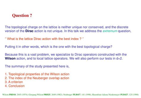 ppt criterion for the index theorem on the lattice powerpoint
