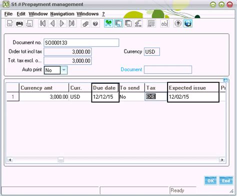How To Define Days For Expected Issue Date Calculation Of Prepayment