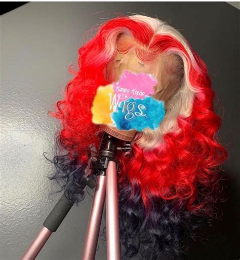 Pin By Emily New On ~hair~ Long Human Hair Wigs Creative Hair Color