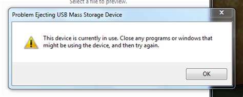 Problem Ejecting USB Mass Storage Device Solved Windows Forums