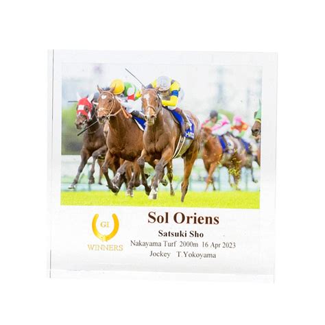 アクリルオブジェ ソールオリエンス 皐月賞2023 競馬グッズの通販サイト ノーザンホースパーク オンラインショップ