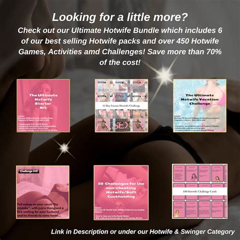 Hotwife Challenge Cards 100 Dares And Tasks Hotwife And Cuck Etsy