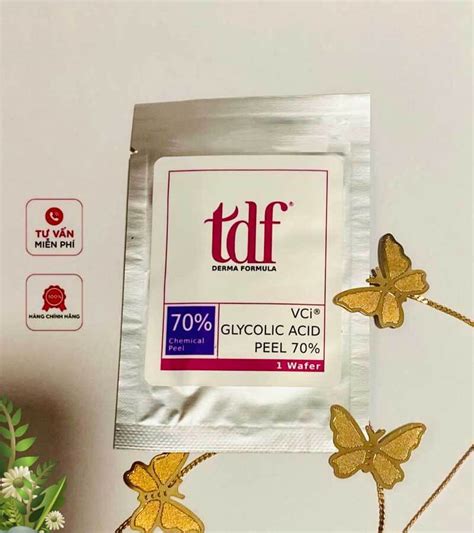 Tdf Peel Glycolic Acid 70 Skin Peeling 10 Sachets Wealzin