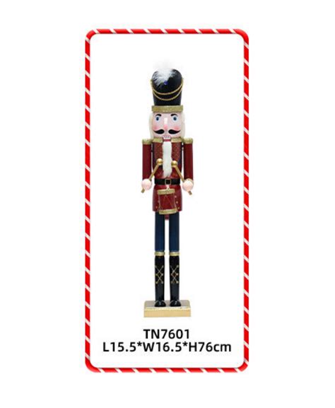Classic Drummer Nutcracker 76cm Namas Living