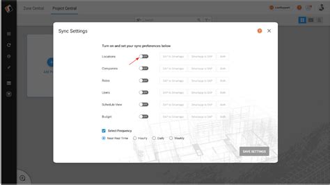 How To Set Sync Settings Sap