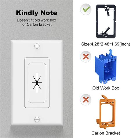 Cable Pass Through Wall Plate Vcelink