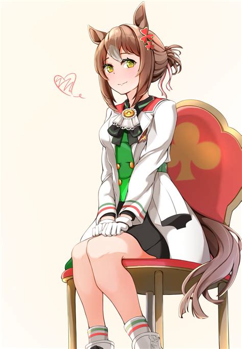 ウマ娘「微笑み殿下チャンミではお世話になりましたウマ娘 ファインモーション 」みすとのイラスト