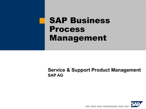 Sap Business Process Management