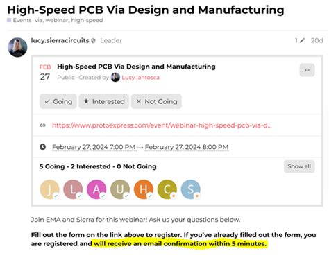 High Speed PCB Via Design And Manufacturing Events SierraConnect