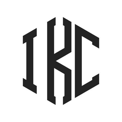 Premium Vector Ikc Logo Design Initial Letter Ikc Monogram Logo Using Hexagon Shape