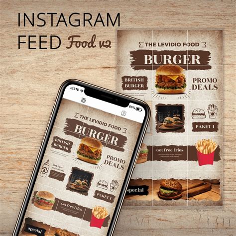 Jual Jasa Desain Feed Instagram Food V2 Shopee Indonesia