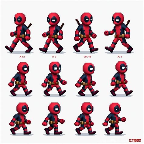 64x64 Sprite Sheet