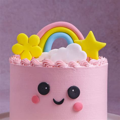 Buy Colourful Rainbow Theme Cake Online Order Now
