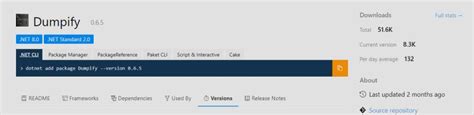 Dotnet Dumpify Oss Opensource Microsoft Csharp Nuget Cli Library Moaid Hathot 18