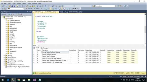 Insert Data Using Store Procedure In Sql Server Youtube