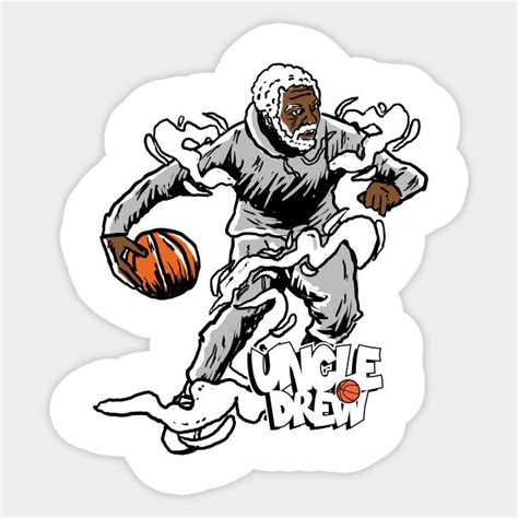 Uncle Drew Basketball Sticker Basketball Wall Draw Basketball