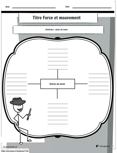 Force Et Mouvement Portrait Bw 2 Storyboard Par Fr Examples