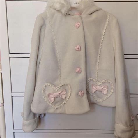 Angelic Pretty Bunny Hood Coat Has Some Signs Of Depop
