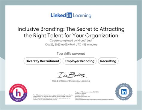 Mrunal Lad On Linkedin Certificate Of Completion