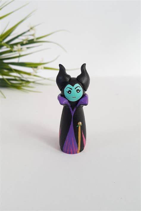 Sleeping Beauty Peg Doll Aurora Maleficent Doll Cake Topper Etsy
