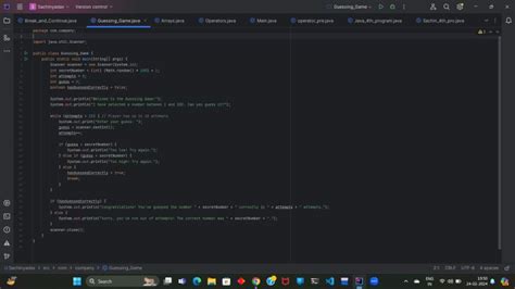 Guessinggame Java Javaprogramming Sachin Yadav